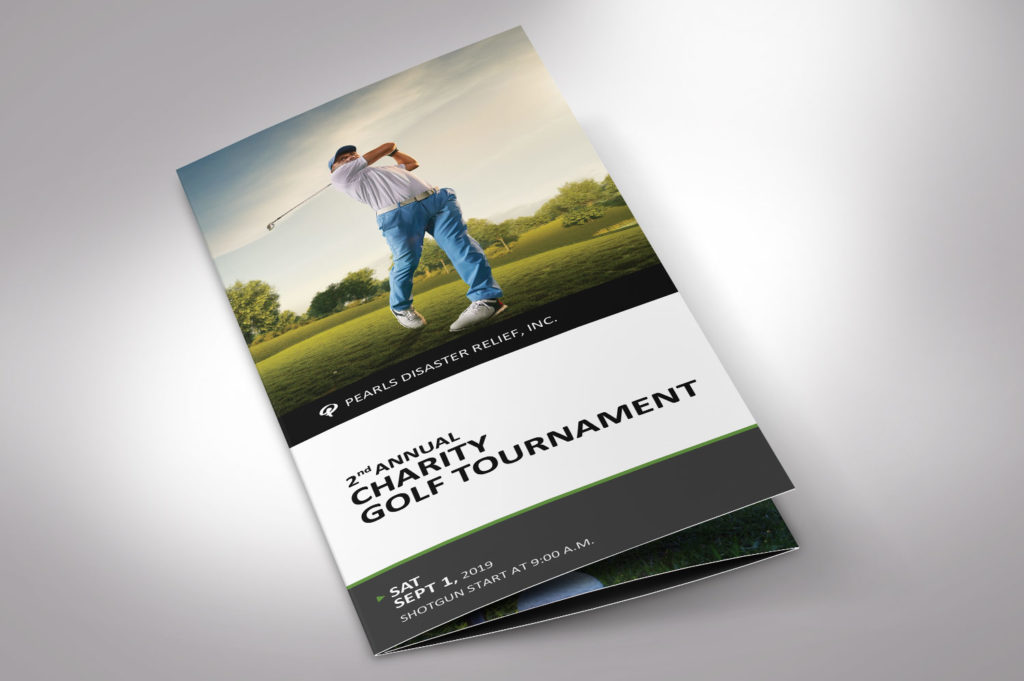 Golf Tournament Brochure Word Template | Godserv Designs