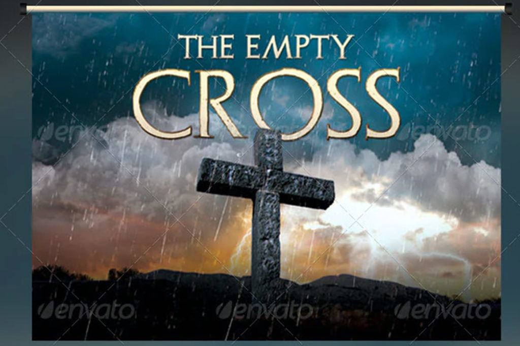 Empty Cross Easter Flyer Slide CD Template » Godserv Designs